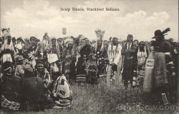 Scalp Dance, Blackfoot Indians Native Americana