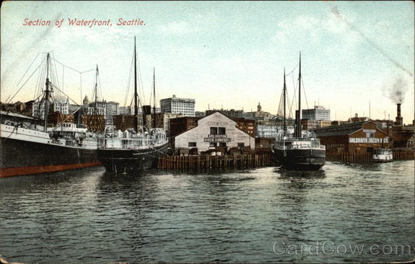 Section of Waterfront Seattle, WA