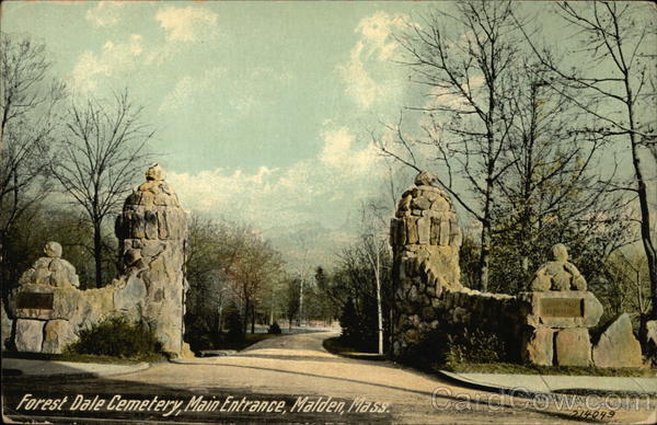 Forest Dale Cemetry - Main Entrance Malden, MA