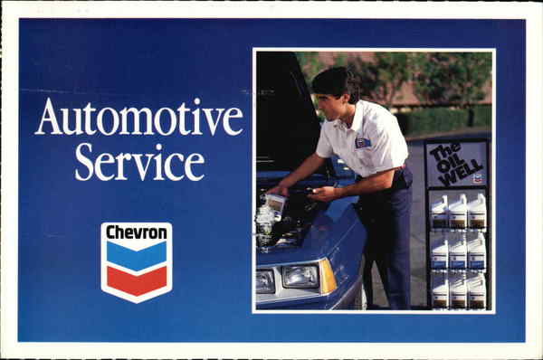 Chevron Automotive Service Modern (1970's to Present)
