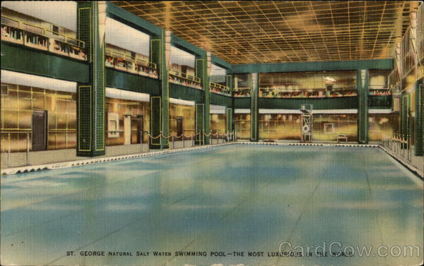 St. George natural salt water swimming pool New York, NY