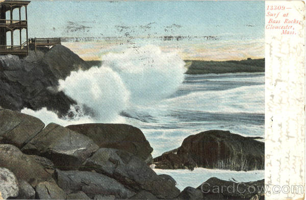 Surf At Bass Rocks Gloucester, MA