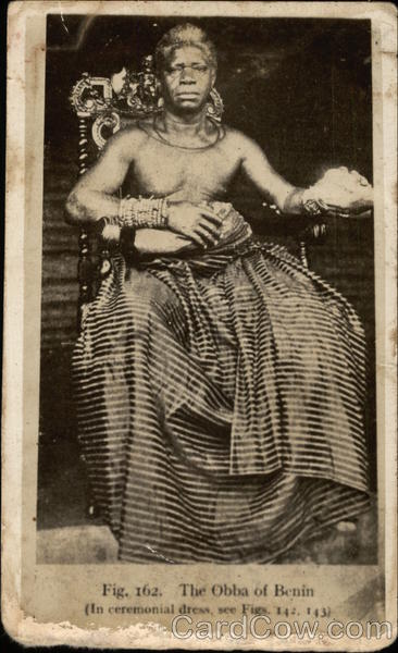 The Obba of Benin in Ceremonial Dress Africa