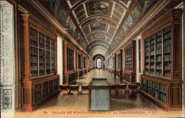 Palais de Fontainebleau - Library France