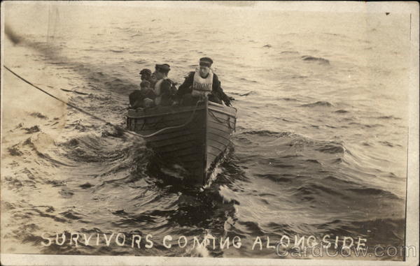 Survivors Coming Alongside - Rescue Boat on the Water Boats, Ships