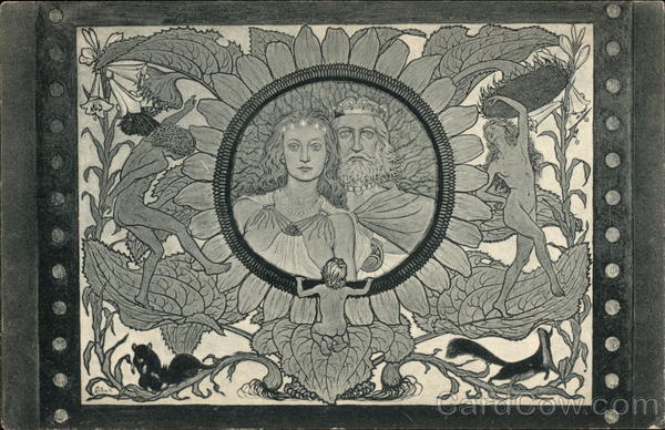 Sonnenblumen Elfen by Fidus Art