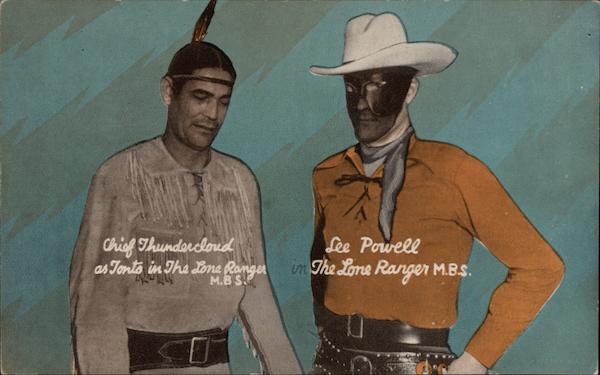 Chief Thundercloud and Lee Powell As Tonto and the Lone Ranger Actors ...