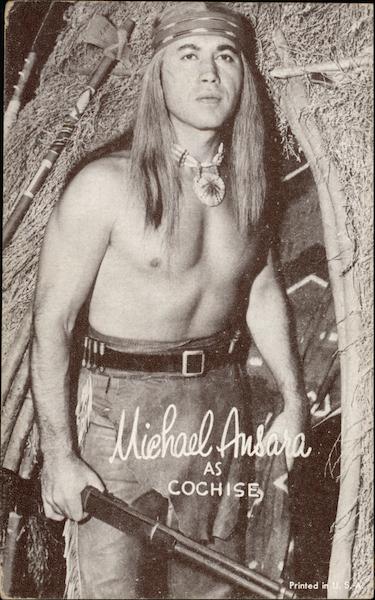 Michael Ansara as Cochise Actors Arcade Card