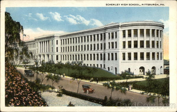 Bird's Eye View of Schenley High School Pittsburgh, PA