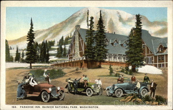 Paradise Inn, Rainier National Park Washington Mount Rainier National Park