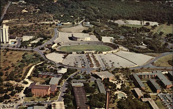 Bird's-eye View of Beautiful Alamo Stadium San Antonio, TX