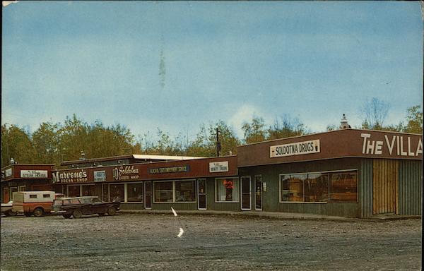 Street View of a Busy, Growing City on the Kenai Peninsula Soldotna, AK