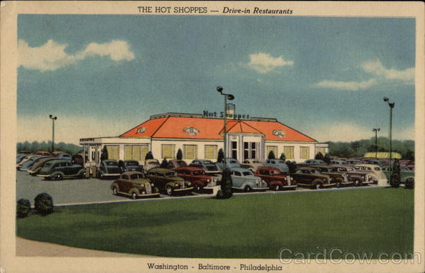The Hot Shoppes Drive-in Restaurants Washington, DC Washington DC