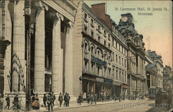 St. Lawrence Hall, St. James St Montreal, Canada Misc. Canada