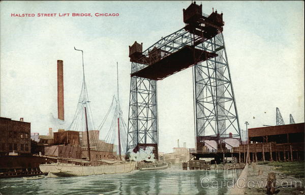 Halsted Street Lift Bridge Chicago, IL
