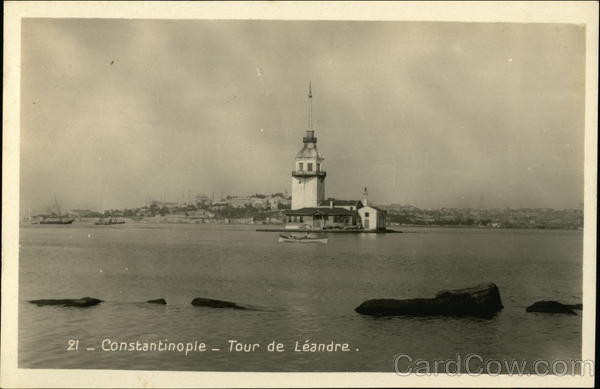 21 - Constantinople - Tour de Léandre Istanbul, Turkey Greece, Turkey ...