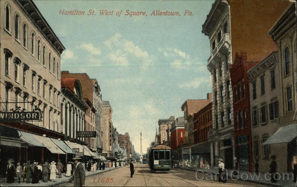 Hamilton Street, West of Square Allentown, PA