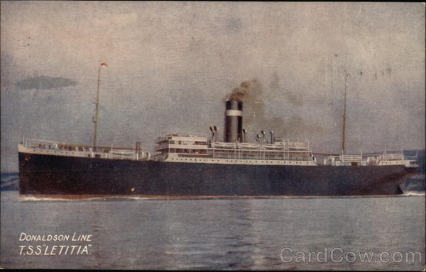Donaldson Line T.S.S. Letitia Steamers