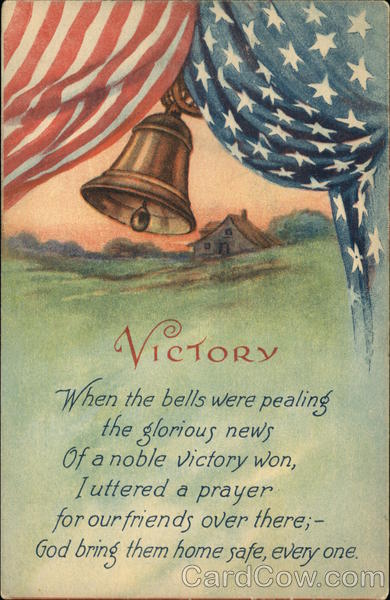 Victory, When the Bells Were Pealing the Glorious News of a noble ...
