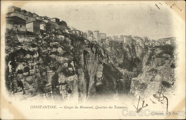 Gorges du Rhummel, Quartier des Tanneurs Constantine, Algeria Africa