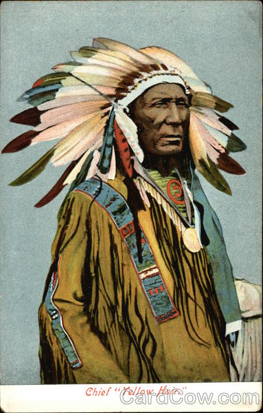 Chief "Yellow Hair" Native Americana