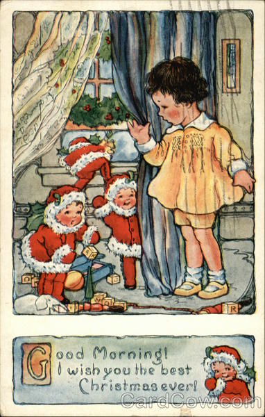 Good Morning! I Wish you the Best Christmas Ever! Santa Claus