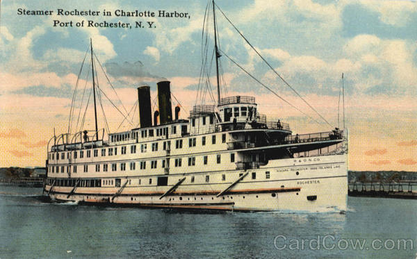 Steamer Rochester In Charlotte Harbor New York