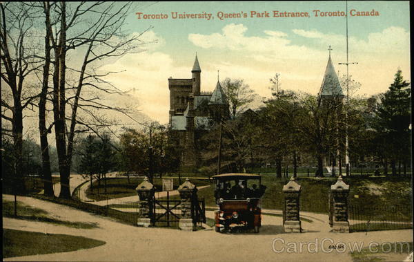 Toronto University, Queen's Park Entrance Ontario Canada