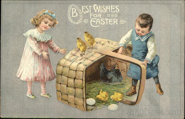 Best Wishes for Easter With Children