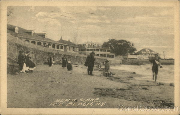 Beach Scene, Rye Beach New York