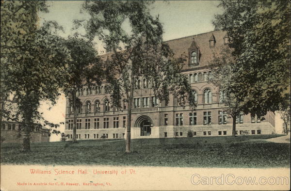 Williams Science Hall, University of Vermont Burlington, VT
