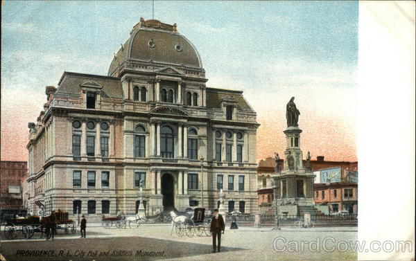 City Hall and Soldiers' Monument Providence, RI