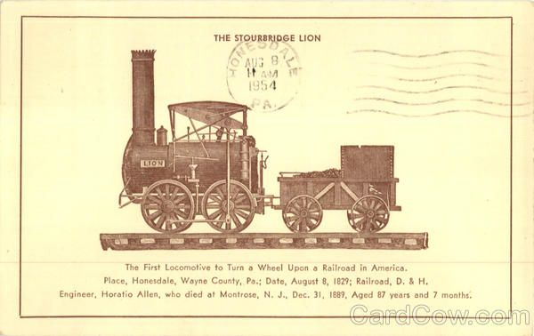 The Stourbridge Lion Trains, Railroad