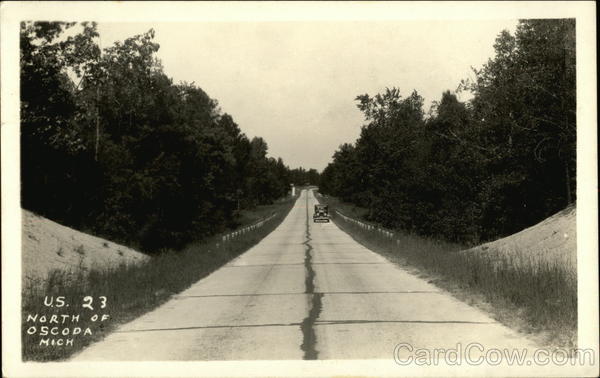 U.S. 23, North of Oscoda, Mich Michigan
