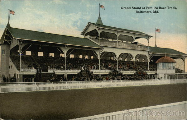 Grand Stand at Pimlico Race Track Baltimore, MD
