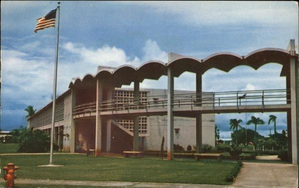 Beautiful Arches of Government Building Guam South Pacific