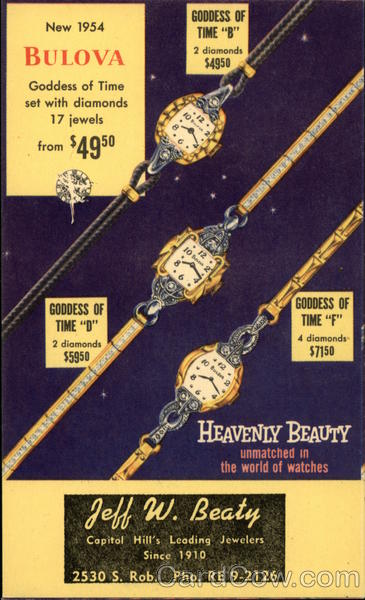 Bulova Watches Advertising