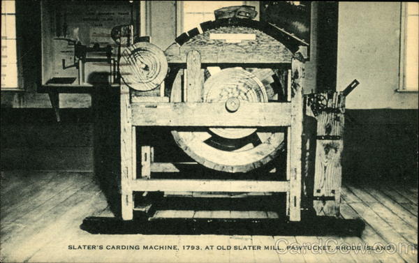 Slater's Carding Machine Pawtucket, RI