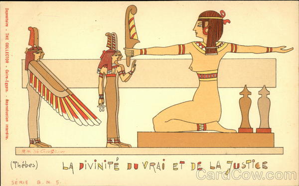 Maat. The Goddess of Truth and Justice Thebes, Egypt Africa