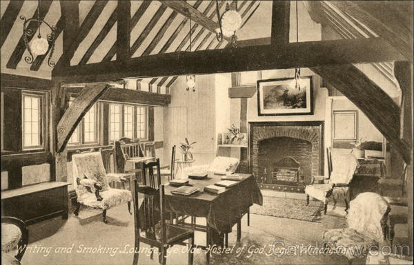 Ye Olde Hostel of God Begot - Writing and Smoking Lounge Winchester ...
