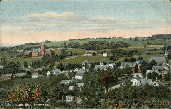 Bird's Eye View of Town Ashburnham, MA