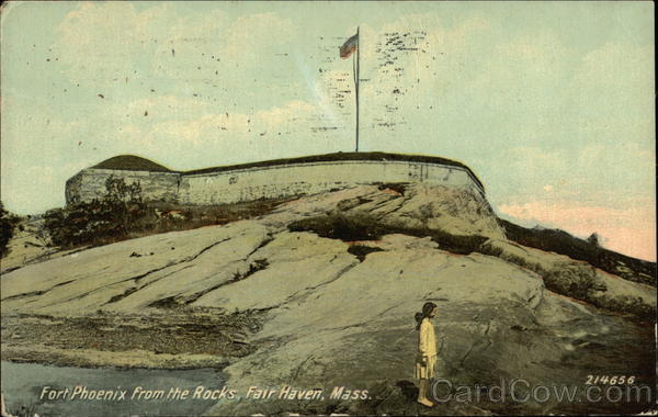 Fort Phoenix from the Rocks Fairhaven, MA