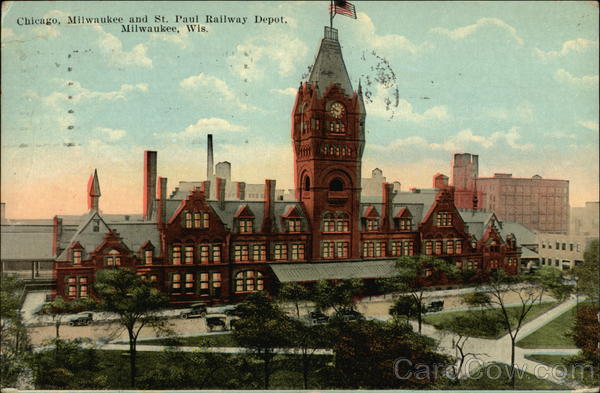 Chicago, Milwaukee and St. Paul Railway Depot Wisconsin