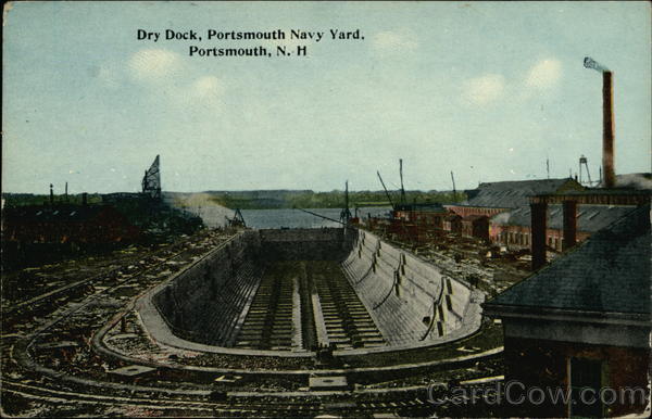 Dry Dock, Portsmouth Navy Yard New Hampshire