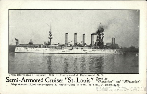 Semi-Armored Cruiser "St. Louis" Navy
