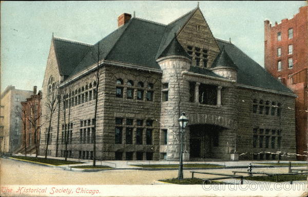 Street View of the Historical Society Building Chicago, IL