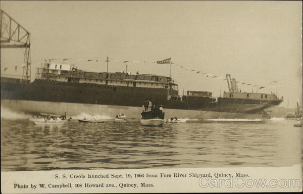 SS Creole Quincy, MA Navy