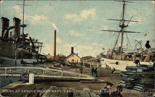Docks at League Island Navy Yard Philadelphia, PA