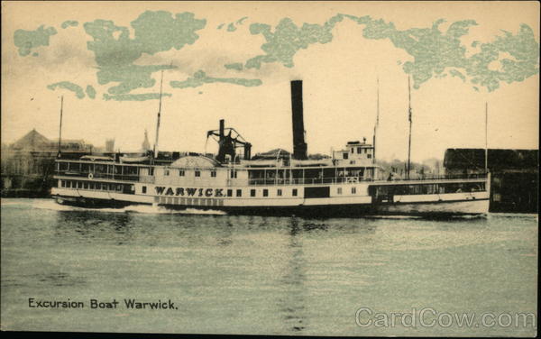 Excursion Boat Warwick Boats, Ships