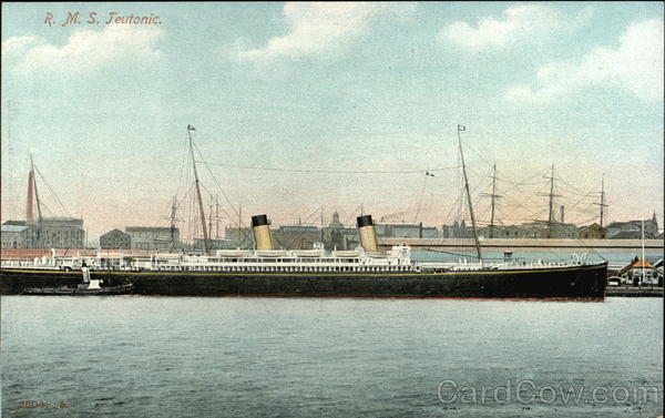 RMS Teutonic on the Water Boats, Ships